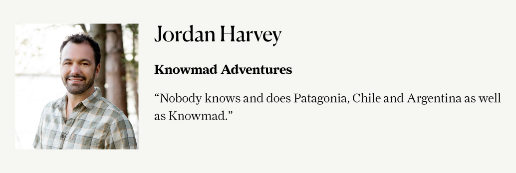 CN Traveler Top Travel Specialists 2023 - Knowmad Adventures